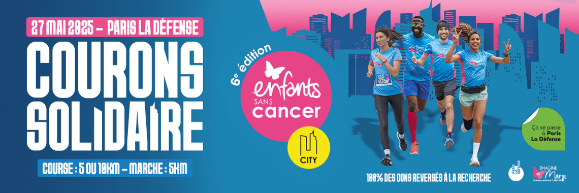 Enfants sans Cancer City 2026 - infodon.fr